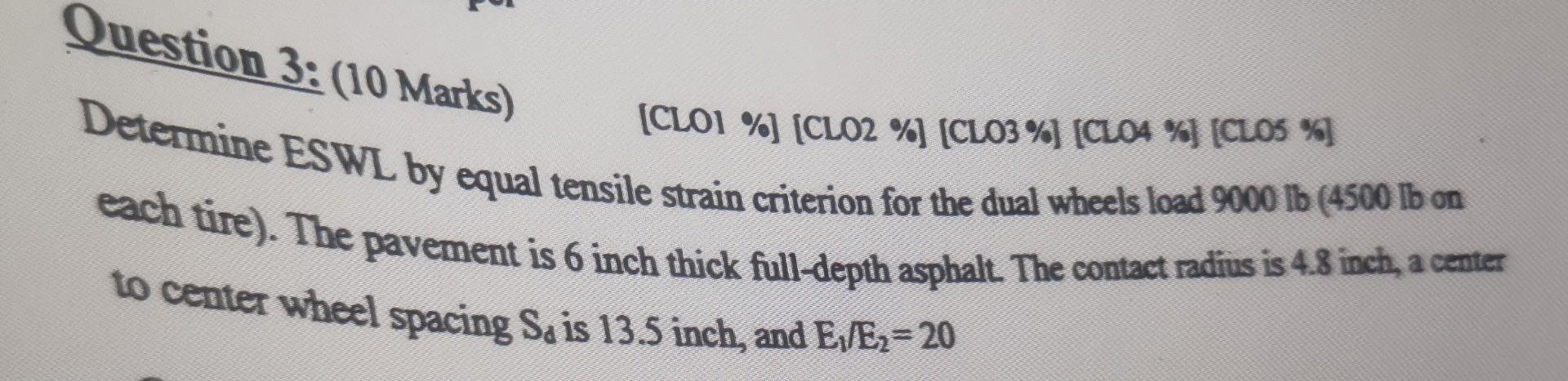 Solved Uestion 3: (10 Marks) [CLO1 \%] [CL०2 \%] [CLO3\%] | Chegg.com