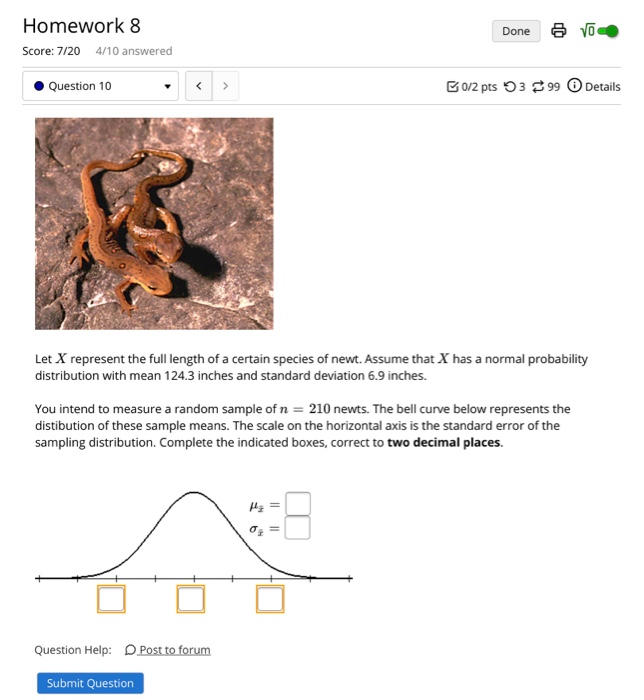 Solved Let XX represent the full length of a certain species | Chegg.com