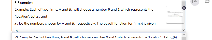 Solved c3 ﻿Examples:Example: Each of two firms, A and B, | Chegg.com