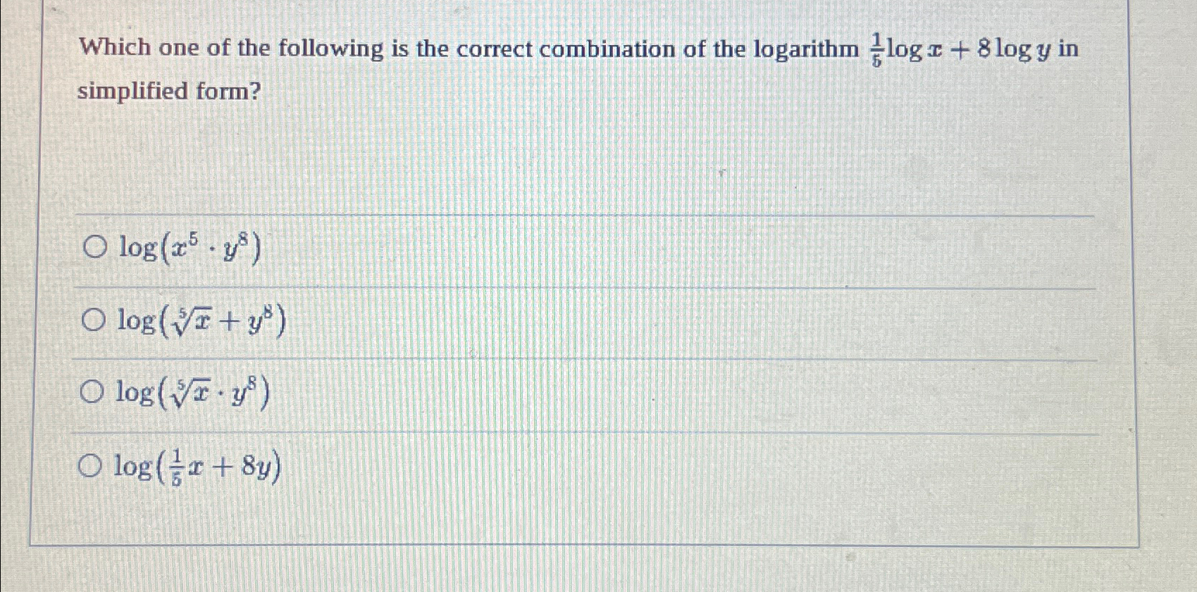 Solved Which one of the following is the correct combination | Chegg.com