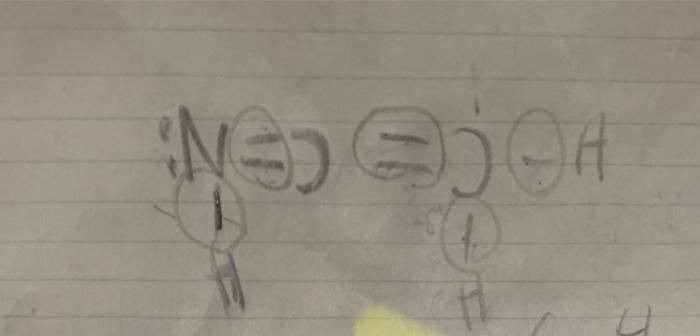 [Solved]: why is the lewis stucture of h3ccn not the first a