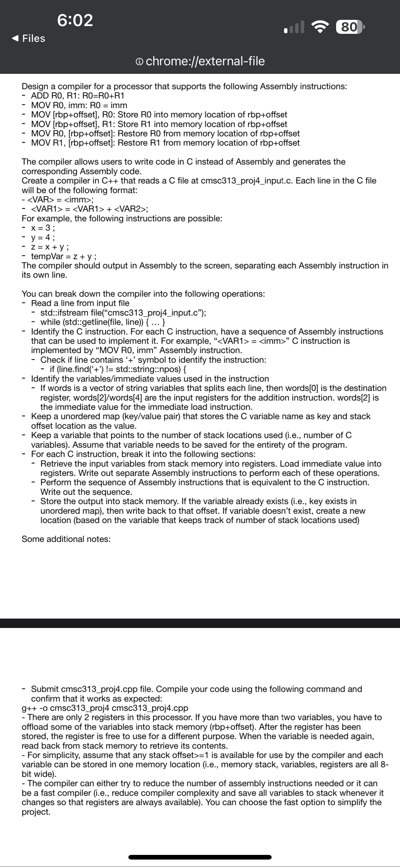 Solved please Follow all the instructions, and ensure its | Chegg.com