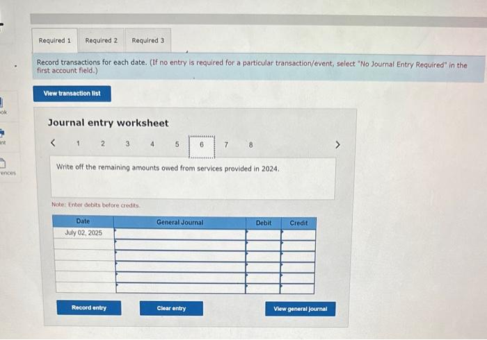 Solved Problem 5-3A (Algo) Record transactions related to | Chegg.com