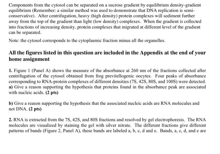 Solved e) Pulse chase experiments using radioactive UTP | Chegg.com