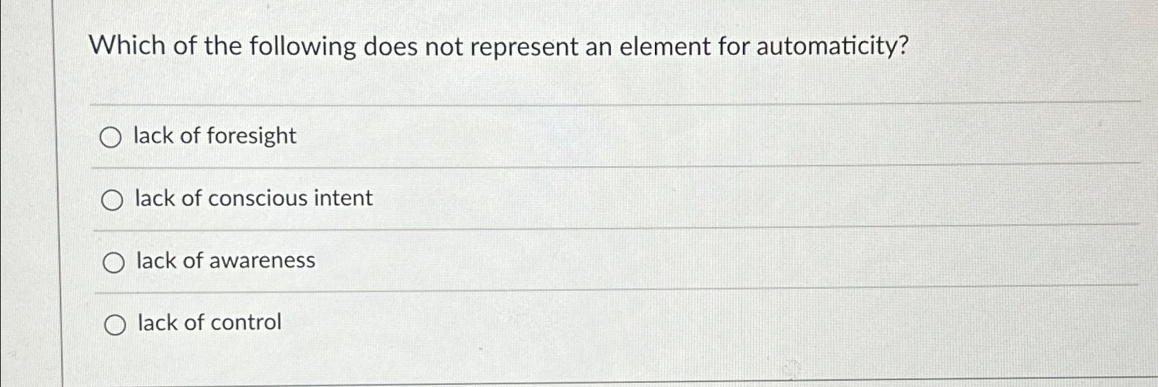 Solved Which of the following does not represent an element | Chegg.com