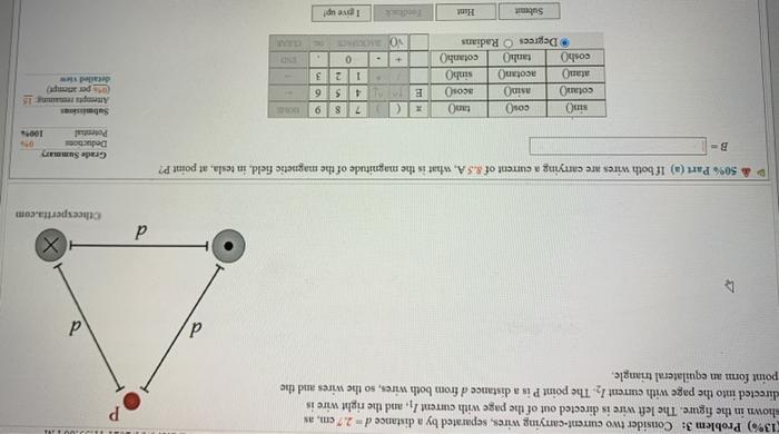 Solved P (13) Problem 3: Consider two current-carrying | Chegg.com Solved P (13) Problem 3: Consider two current-carrying | Chegg.com