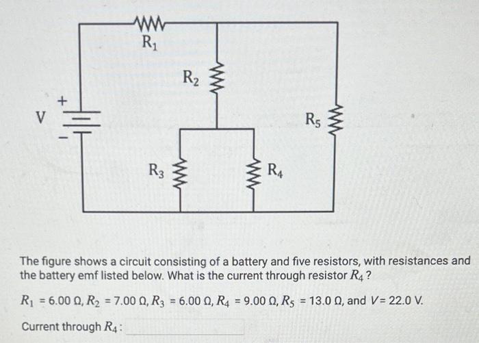 Solved The figure shows a circuit consisting of a battery | Chegg.com