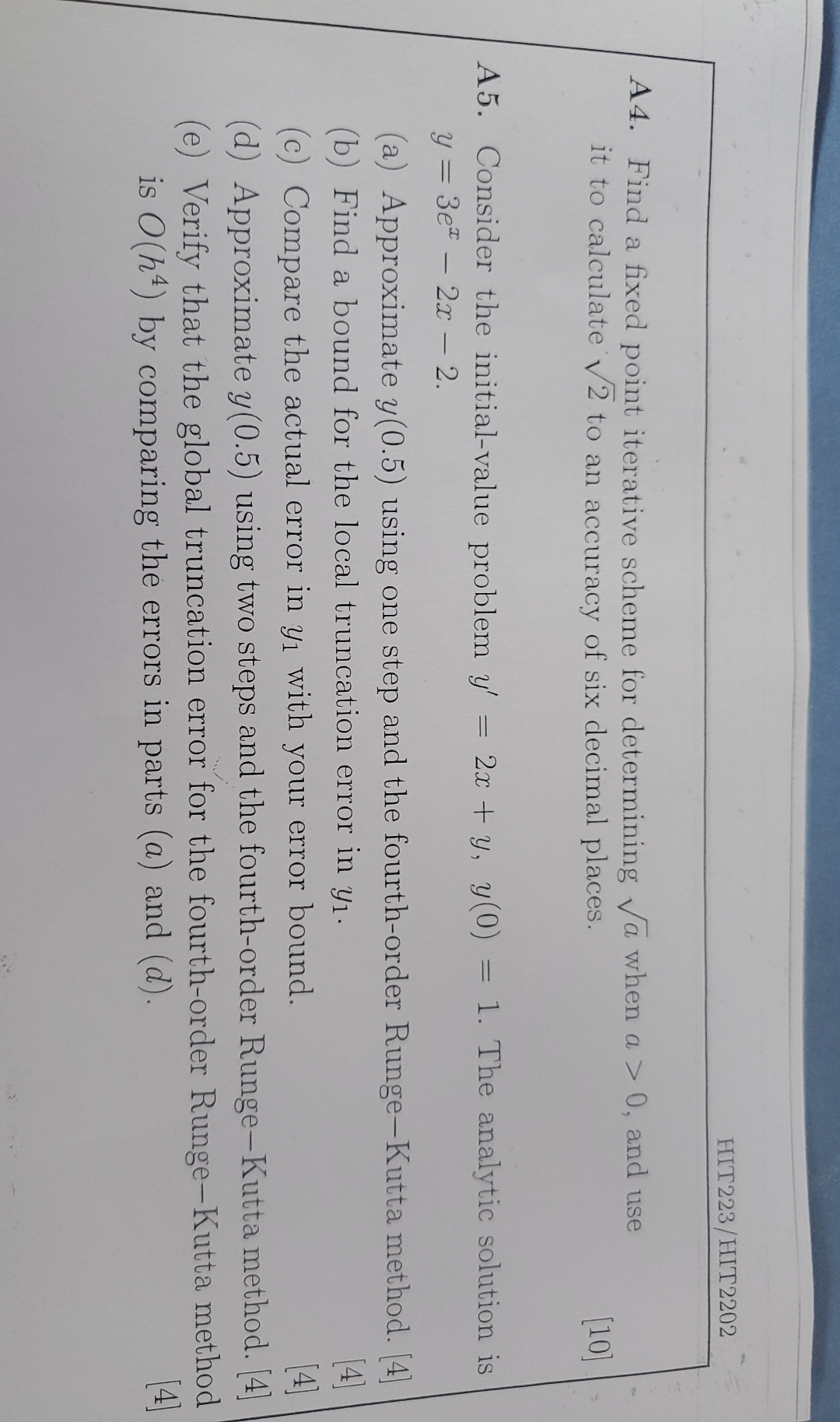 Solved HIT223/HIT2202A4. ﻿Find a fixed point iterative | Chegg.com