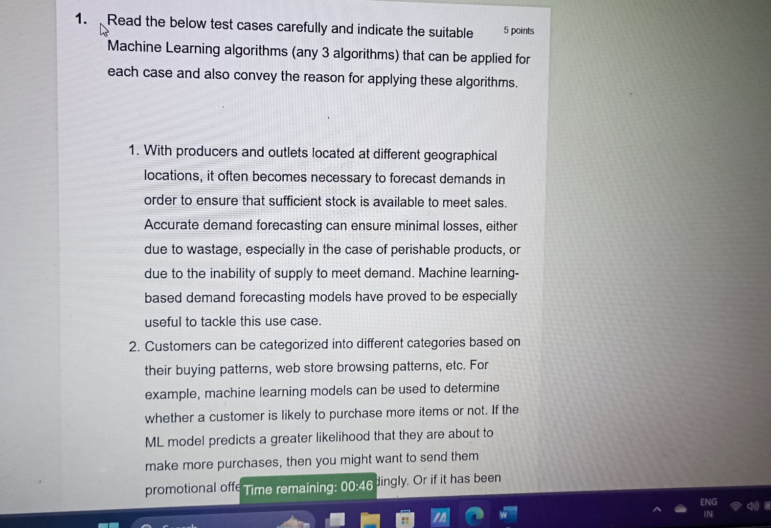 Solved Machine Learning algorithms (any 3 ﻿algorithms) ﻿that | Chegg.com