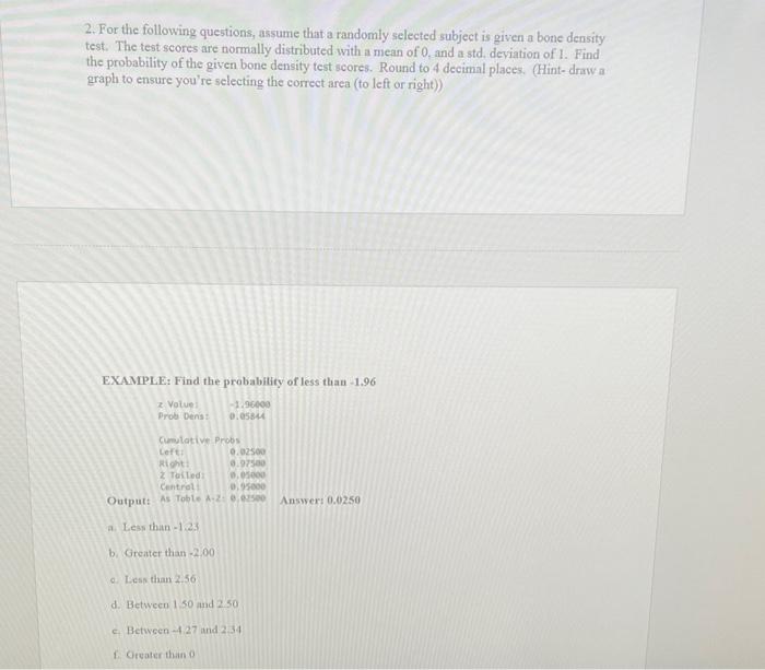 Solved 2. For the following questions, assume that a | Chegg.com