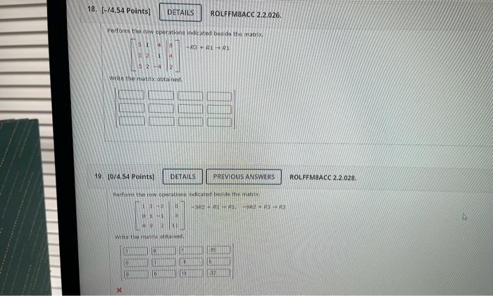 [Solved]: Consider the tollowing: [ left[ begin{array}{rr