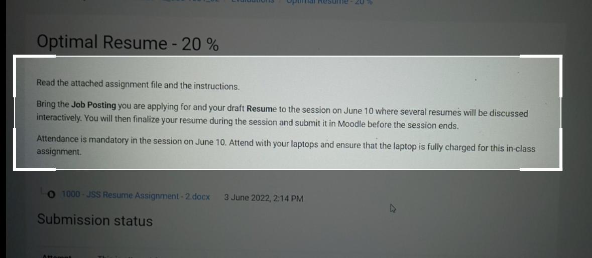 mal Resume-20%6 Optimal Resume - 20% Read the | Chegg.com