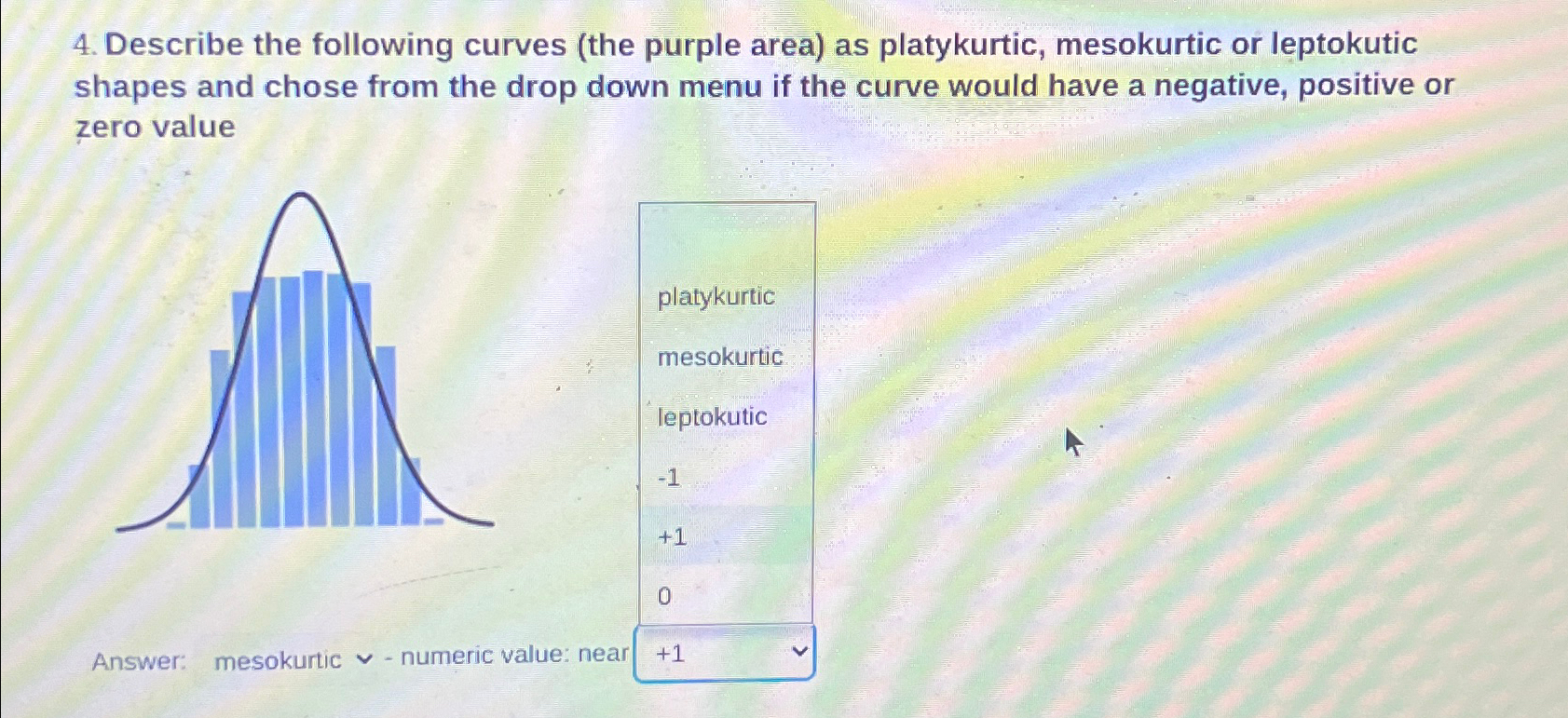 Solved answe: numerical value: near 4. ﻿Describe the | Chegg.com