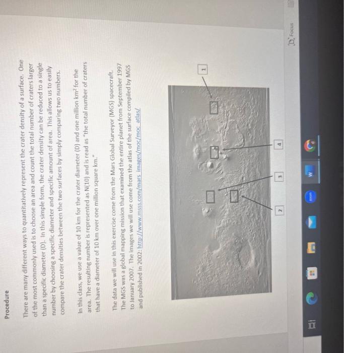 Solved Introduction Impact craters are the dominant landform | Chegg.com