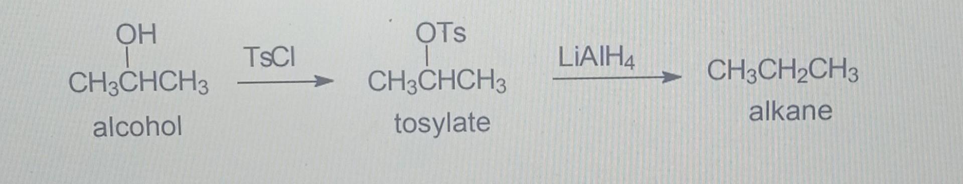 Solved REDUCTION OF ALCOHOL Please show a complete and step | Chegg.com