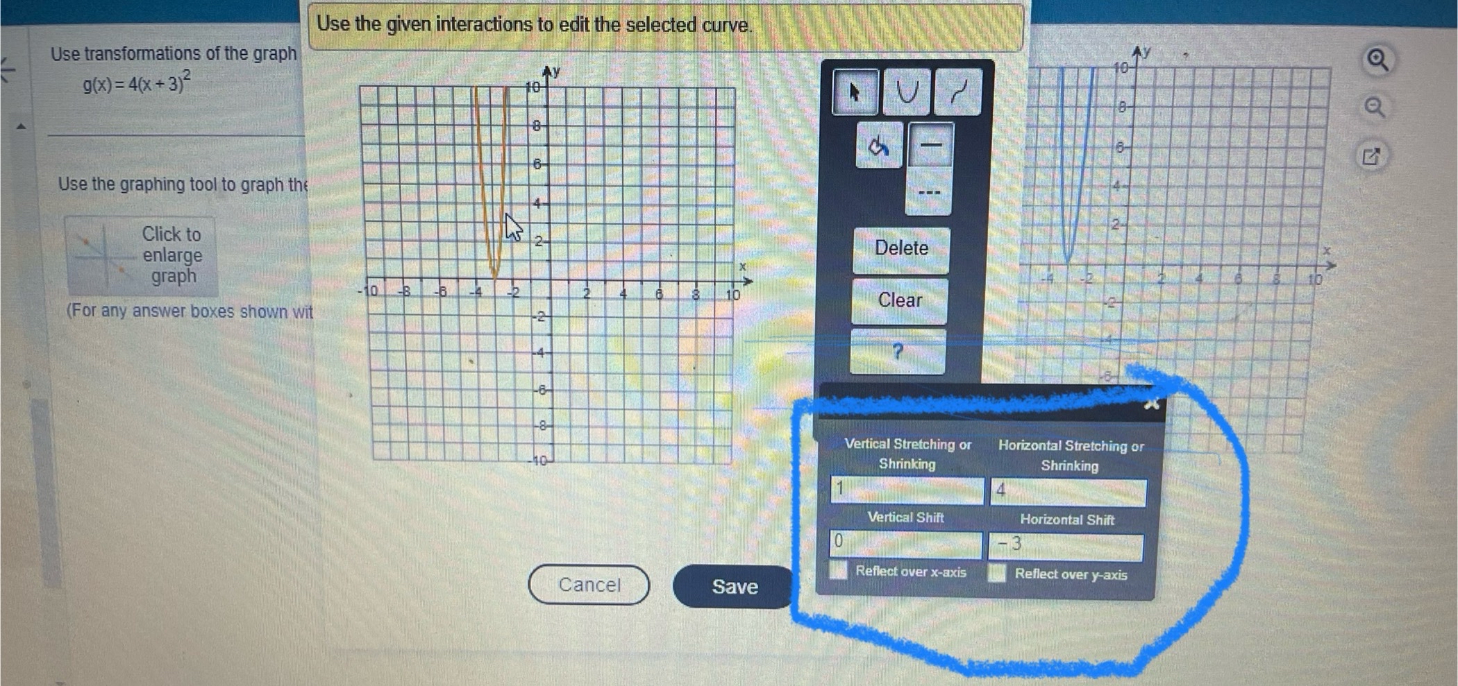 Solved Use the given interactions to edit the selected | Chegg.com