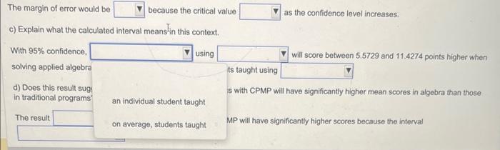 Solved The Core Plus Mathematics Project (CPMP) is an | Chegg.com