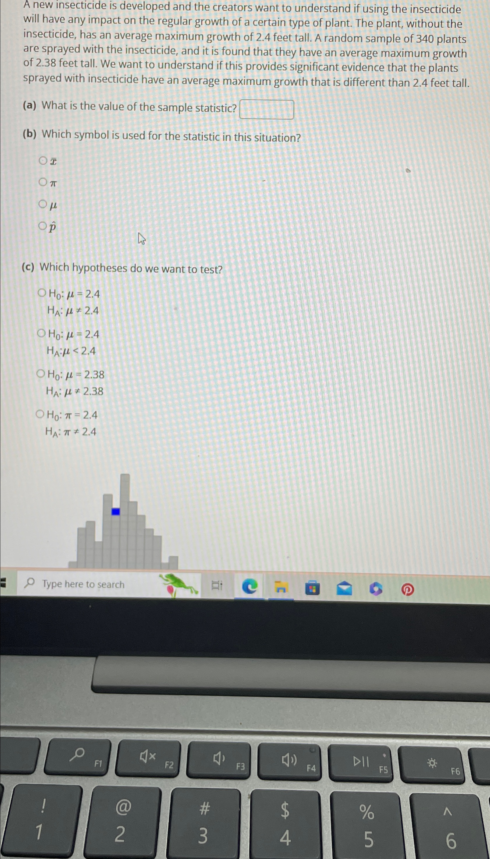 Solved A new insecticide is developed and the creators want | Chegg.com