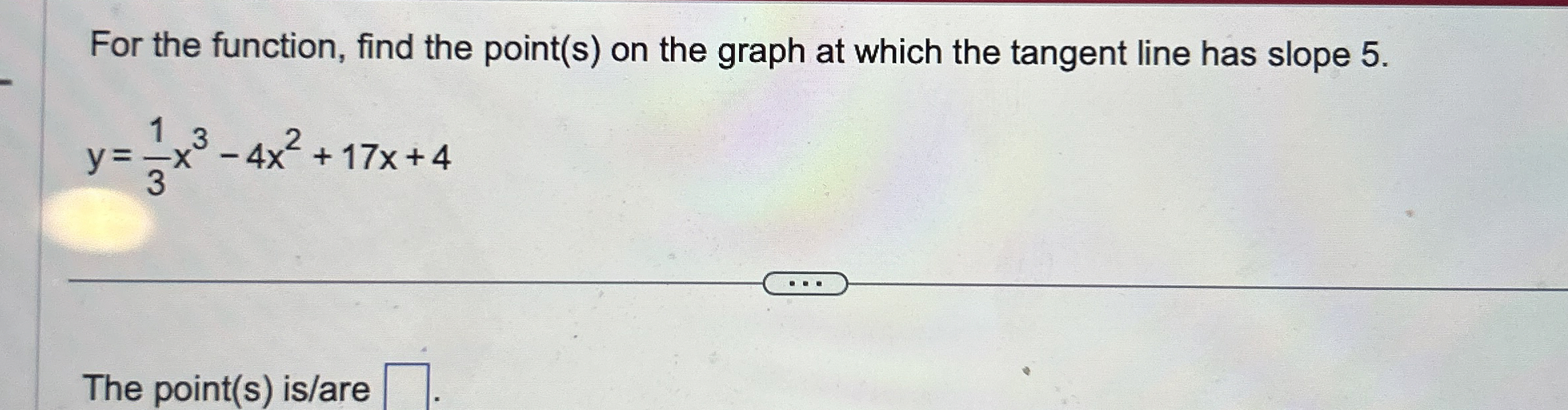 Solved For the function, find the point(s) ﻿on the graph at | Chegg.com