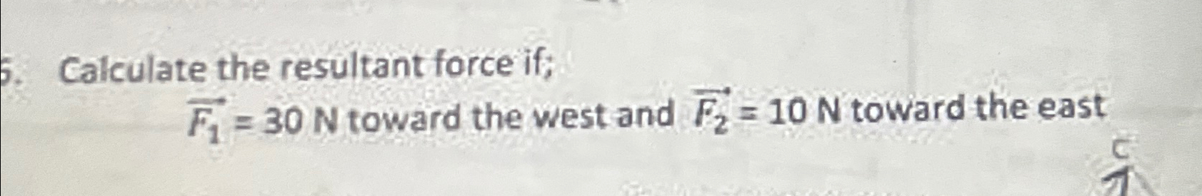Solved Calculate the resultant force if;vec(F1)=30N ﻿toward | Chegg.com