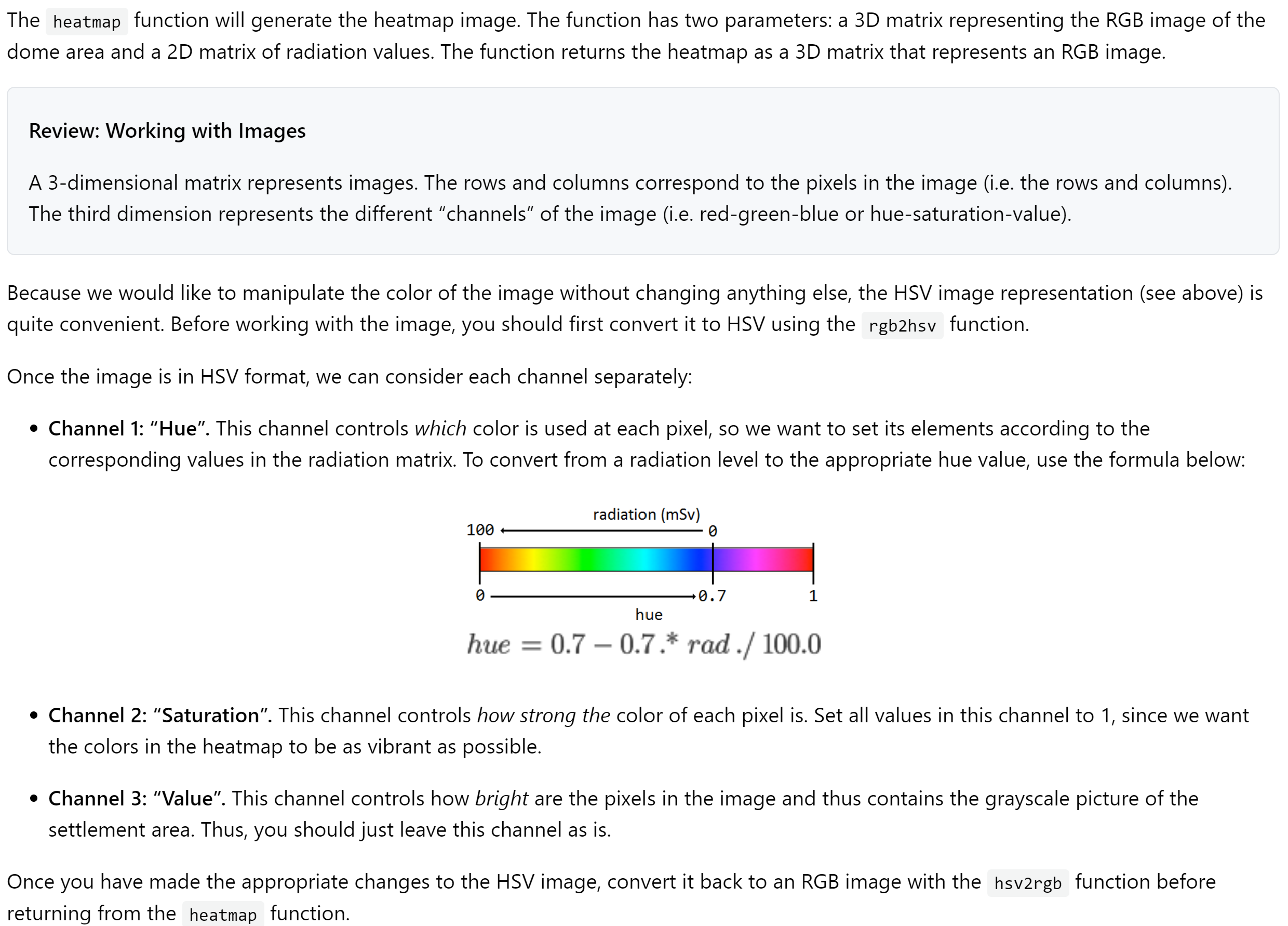 Solved The heatmap function will generate the heatmap image. | Chegg.com