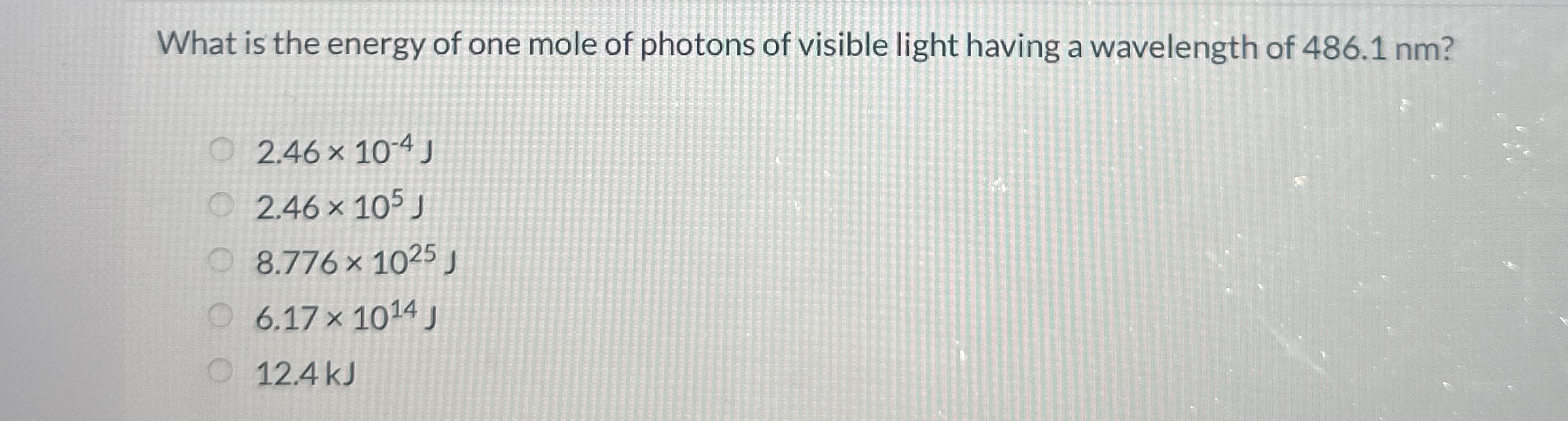 High Quality SOLUTION What is the energy of one mole of photons of visible | Chegg.com