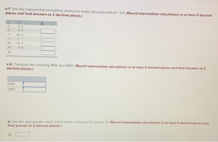 Solved Exercise 18-3 Algo The accompanying data file | Chegg.com