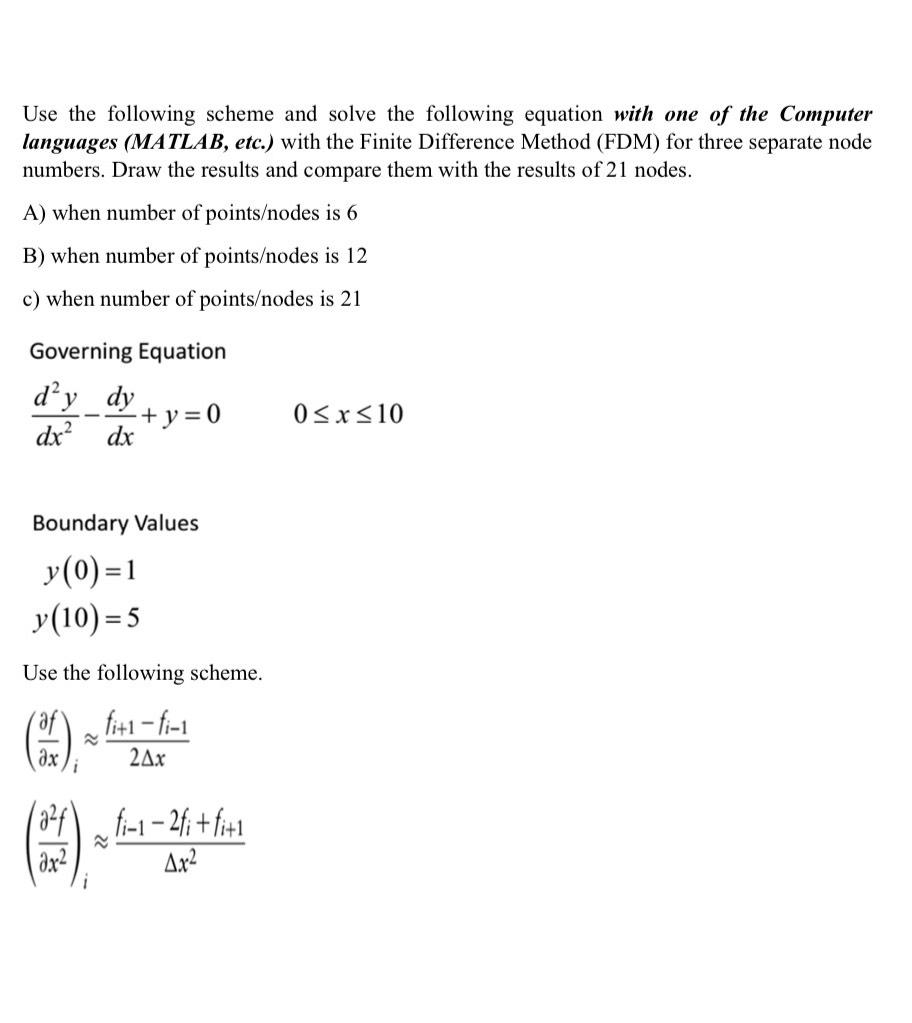 Solved Use the following scheme and solve the following | Chegg.com