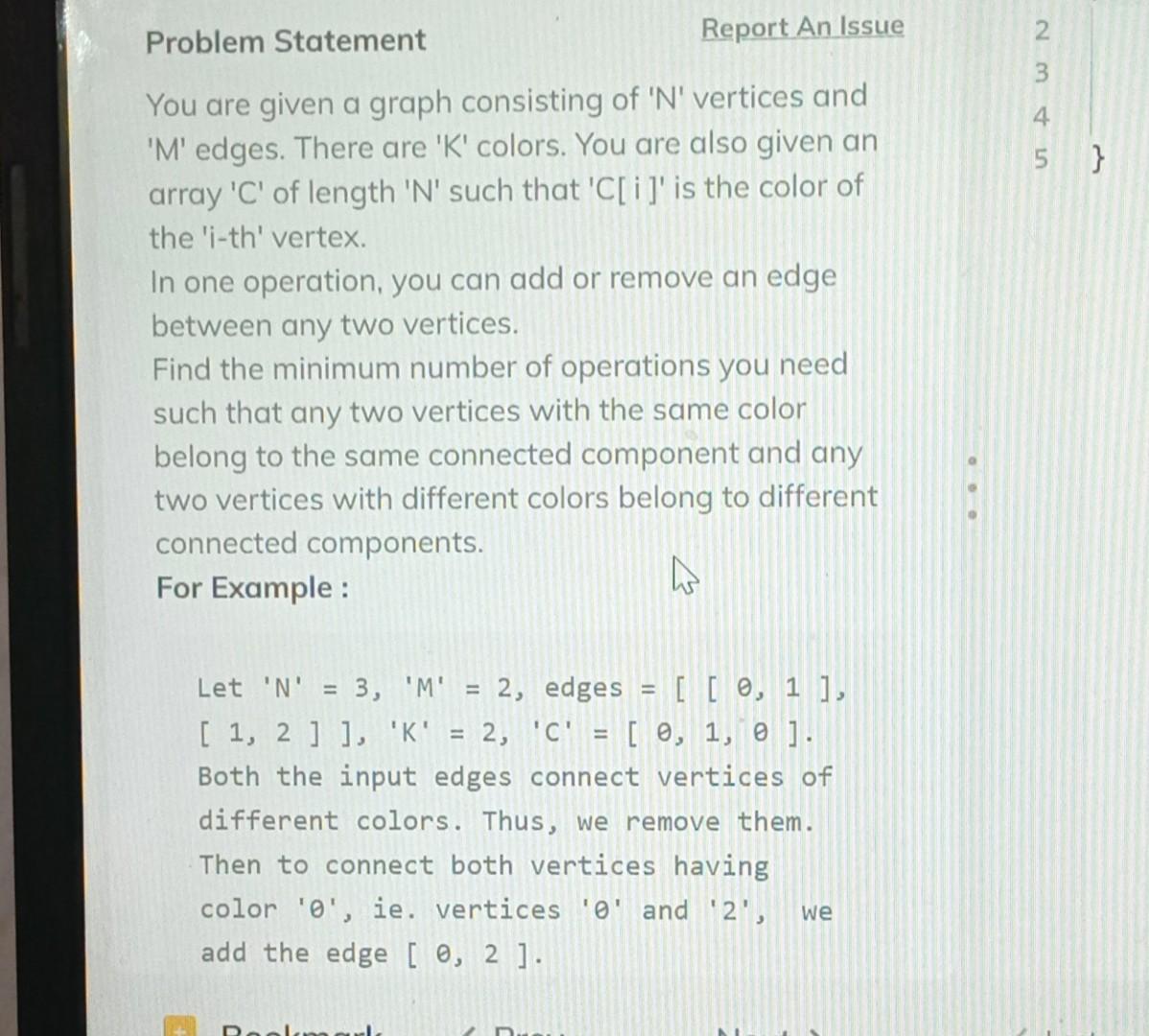 You are given a graph consisting of 'N' vertices | Chegg.com