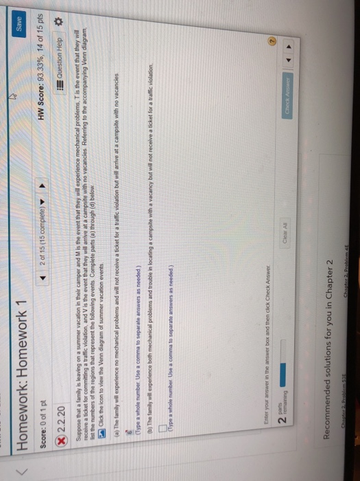 Solved Homework: Homework 1 Save 2 of 15 (15 complete) HW | Chegg.com