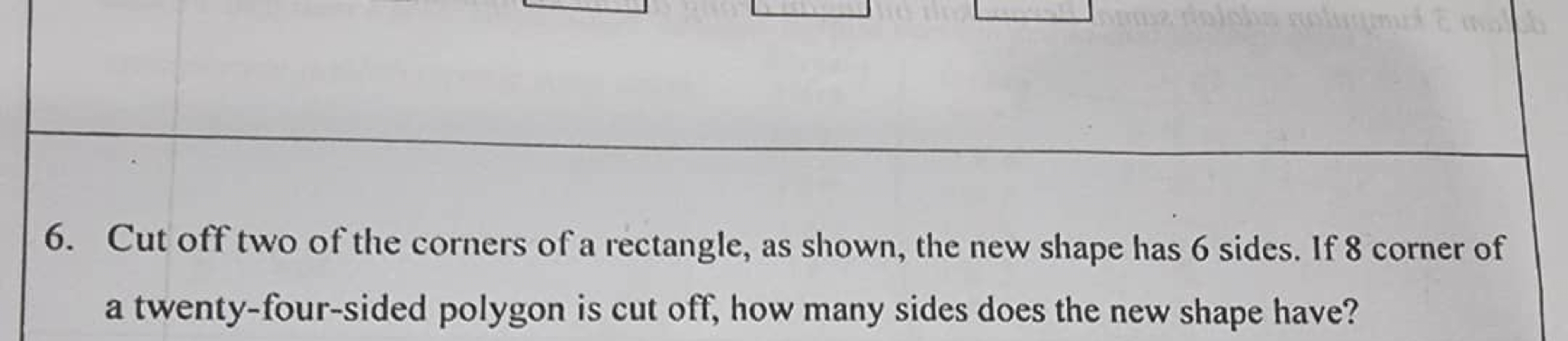 Solved Cut off two of the corners of a rectangle, as shown, | Chegg.com