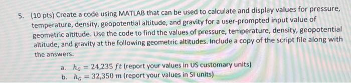 Solved 5. (10 pts) Create a code using MATLAB that can be | Chegg.com