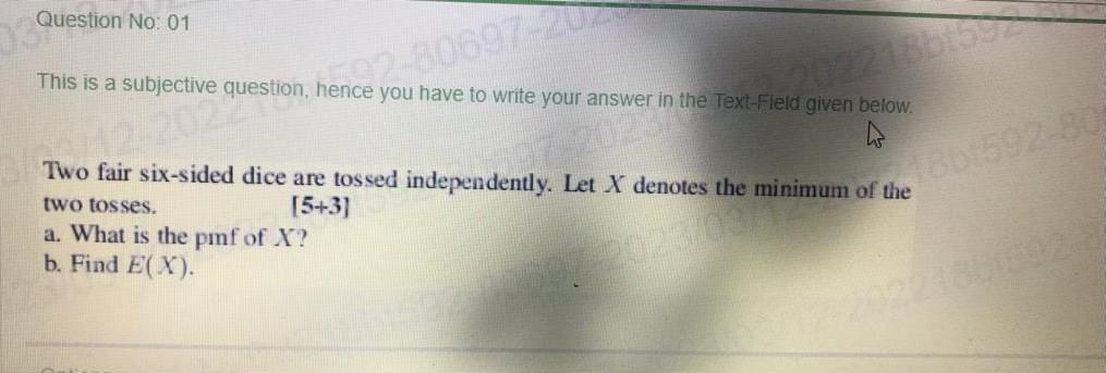Solved This is a subjective question, hence you have to | Chegg.com