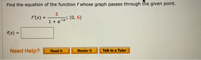 Solved Find the equation of the function f whose graph | Chegg.com