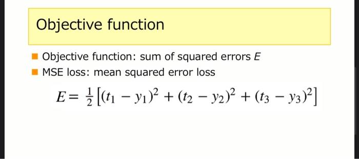 Solved Exercise 2: back propagation Exercise 2: show | Chegg.com