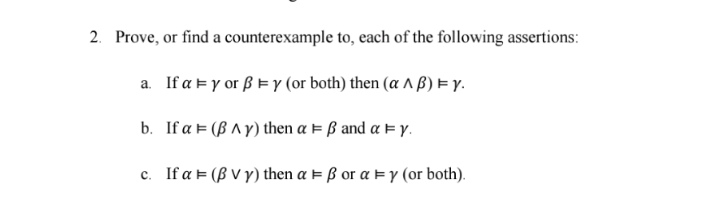 Solved Prove, or find a counterexample to, ﻿each of the | Chegg.com