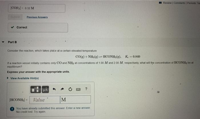 Solved HCONH2) = 3.64 M There are two roots to any quadratic | Chegg.com