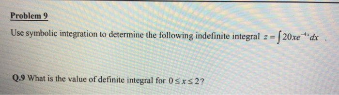 Solved Use Matlab To Solve Problem Problem 9 Use Symbolic 2276