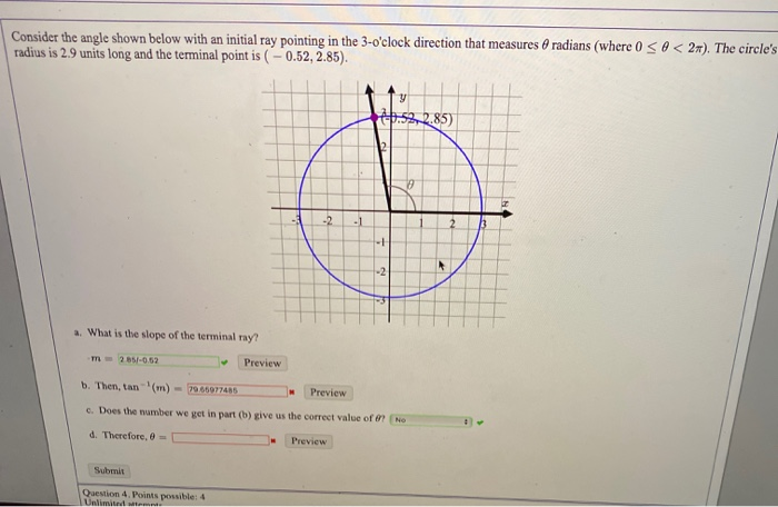 Solved Consider the angle shown below with an initial ray | Chegg.com