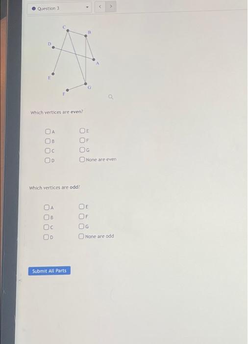 Solved Which vertices are odd? | Chegg.com