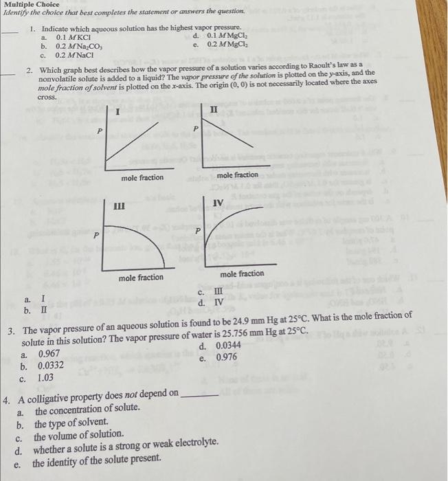 Solved Multiple Choice Identify the choice that best | Chegg.com