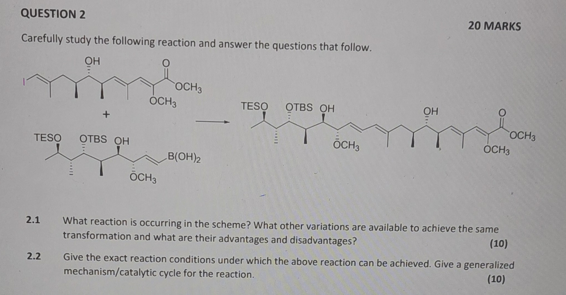 Solved QUESTION 220 ﻿MARKSCarefully study the following | Chegg.com