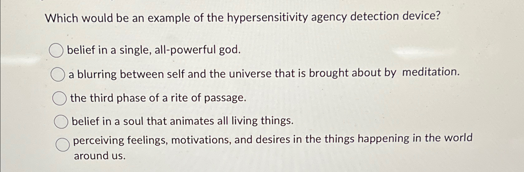 Solved Which would be an example of the hypersensitivity | Chegg.com