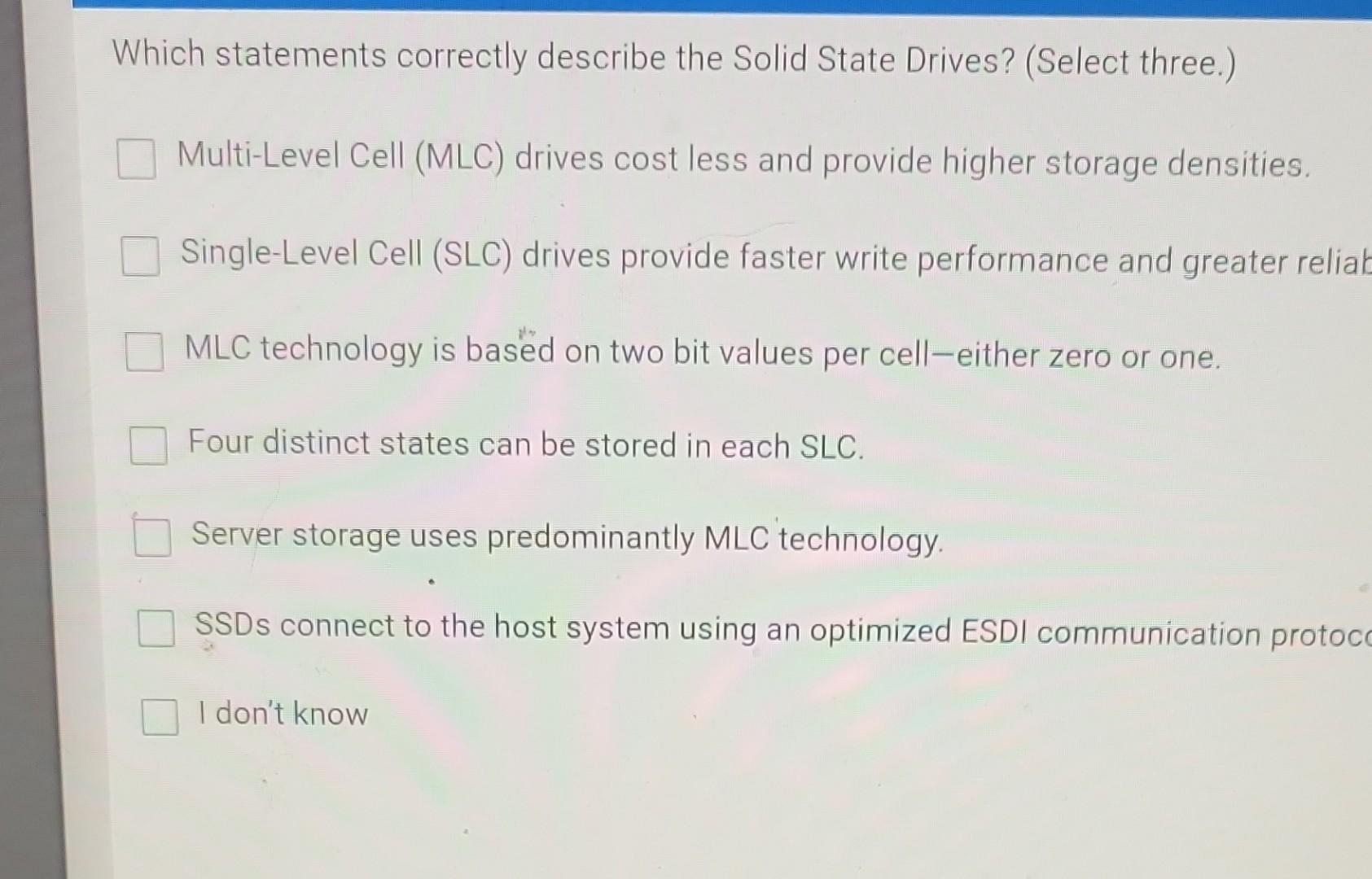 Solved Which statements correctly describe the Solid State | Chegg.com