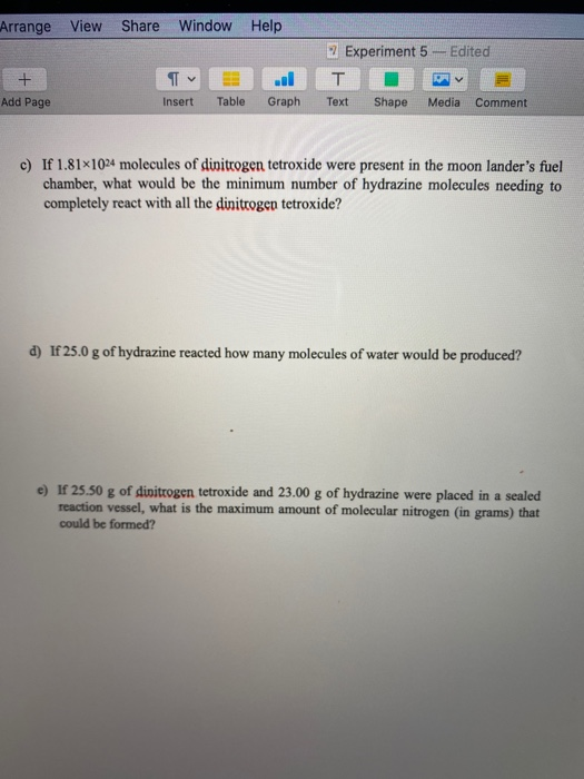 Solved Add Page Insert Table Graph Text Shape Media Comment | Chegg.com