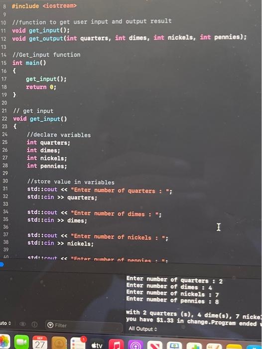 Solved this is my code and i wanted to use this type of ipo | Chegg.com
