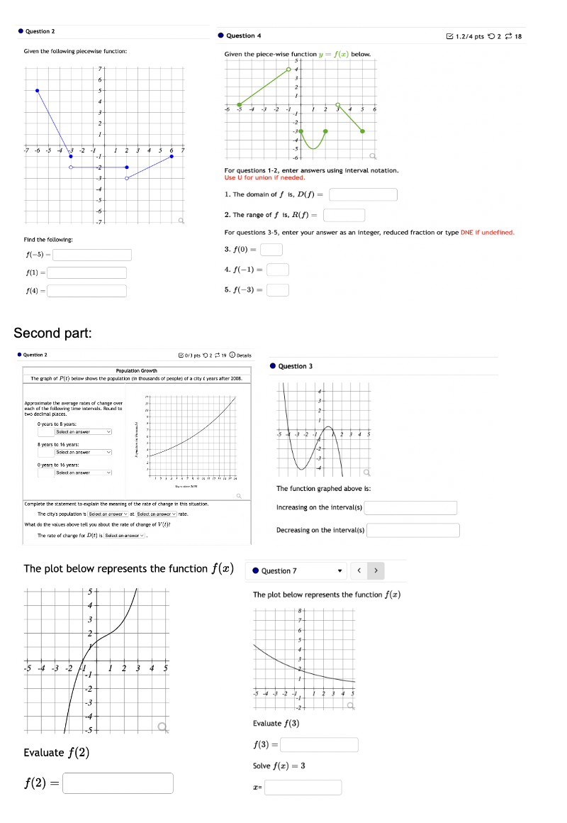 Solved There are 6 ﻿questions. Please show step-by step | Chegg.com
