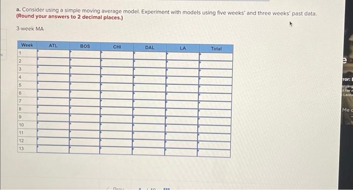 Solved Check my work Analytics Exercise 18-1 (Algo) | Chegg.com