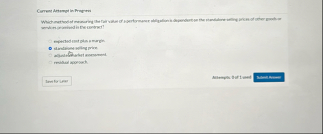 Solved Current Attempt in ProgressWhich method of measuring | Chegg.com