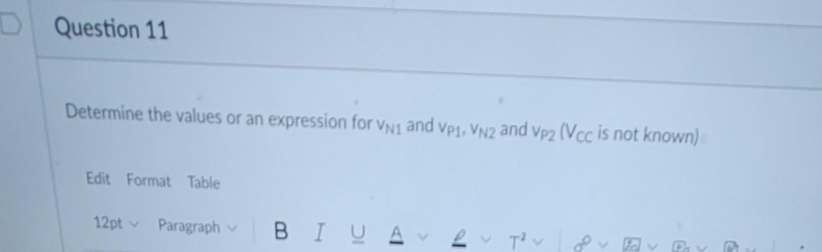 Solved Questions 10 to 14 are based on this circuit. Assume | Chegg.com